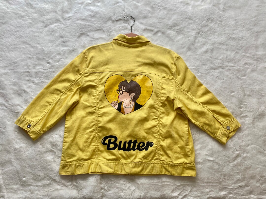 Butter “V” (BTS) Jean Jacket - Etsy