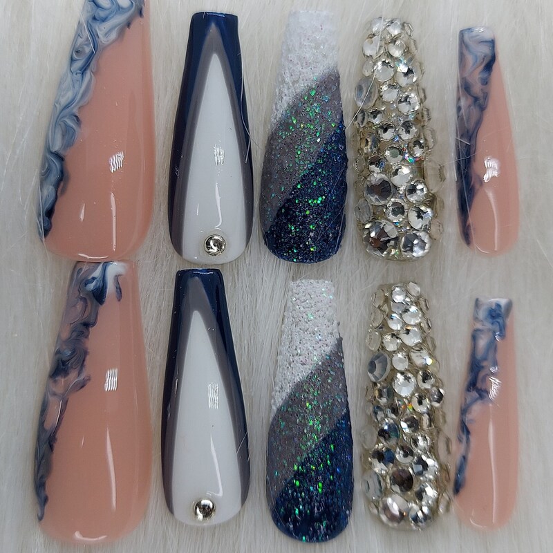 Football Nails - Etsy