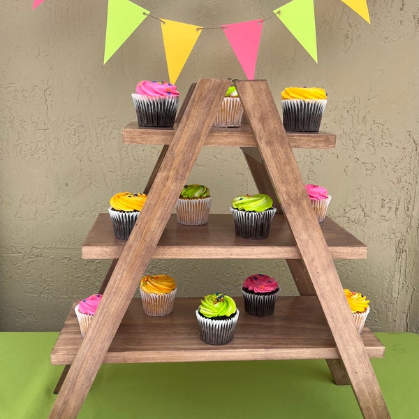 Rustic Cupcake Stand - Etsy