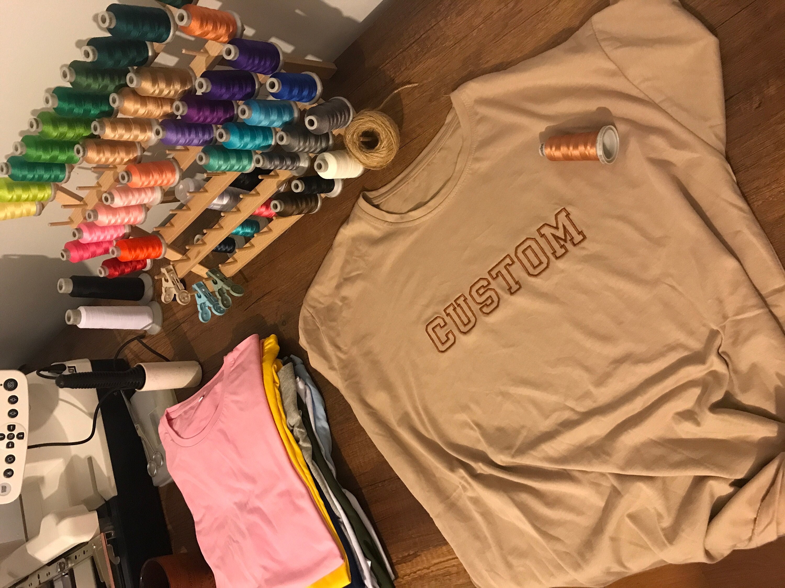 Custom Embroidered T Shirt Embroidered Tee Custom - Etsy