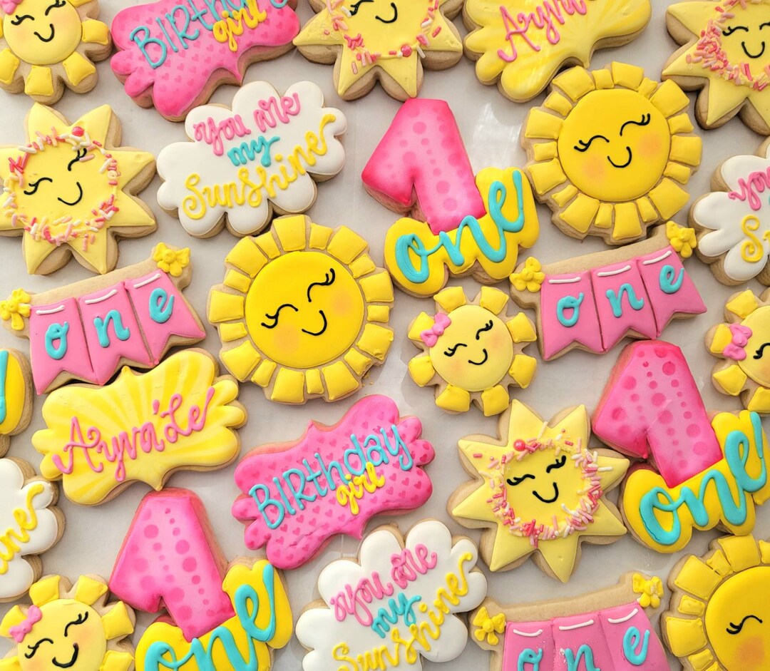 You Are My Sunshine Cookies - Etsy