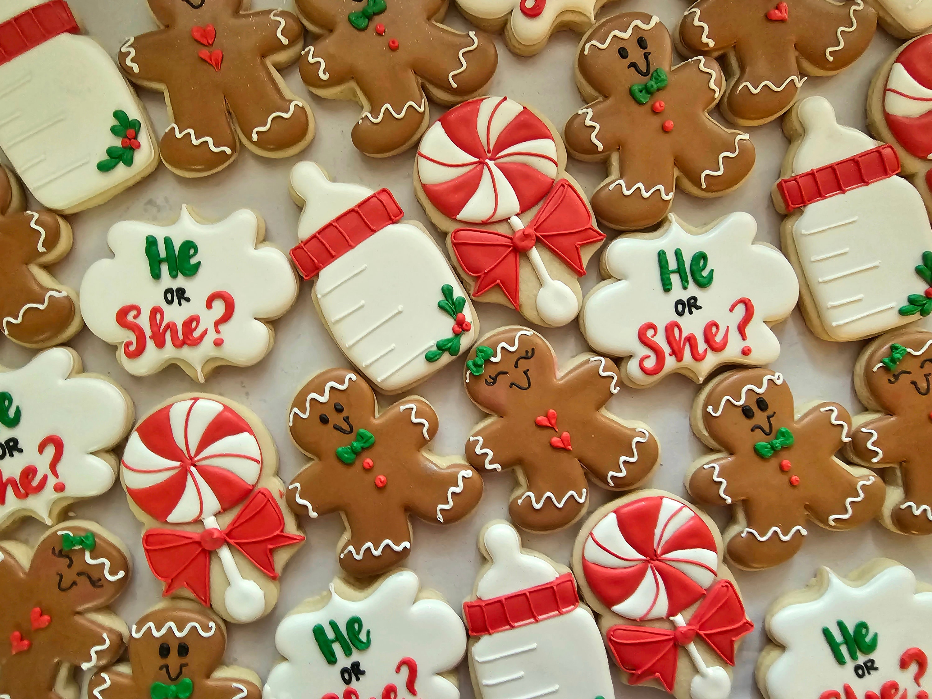 Christmas Gingerbread Man Sugar Cookies - Etsy