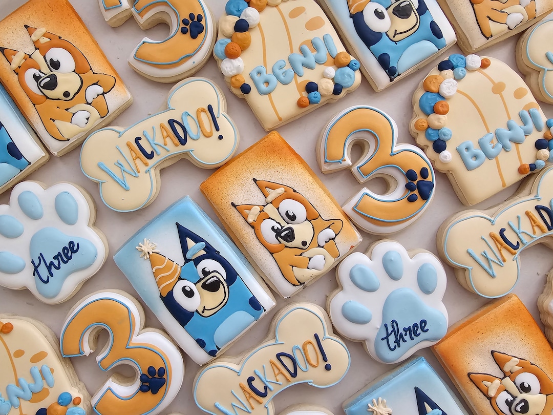 Bluey Inspired Sugar Cookies - Etsy