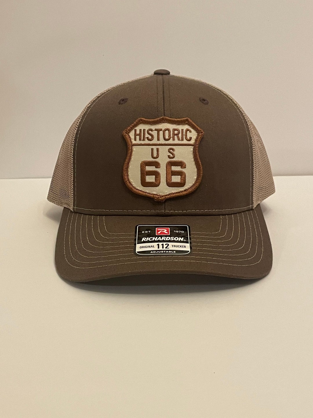 Historic Route 66 Trucker Hat Patch Hand-stitched - Etsy