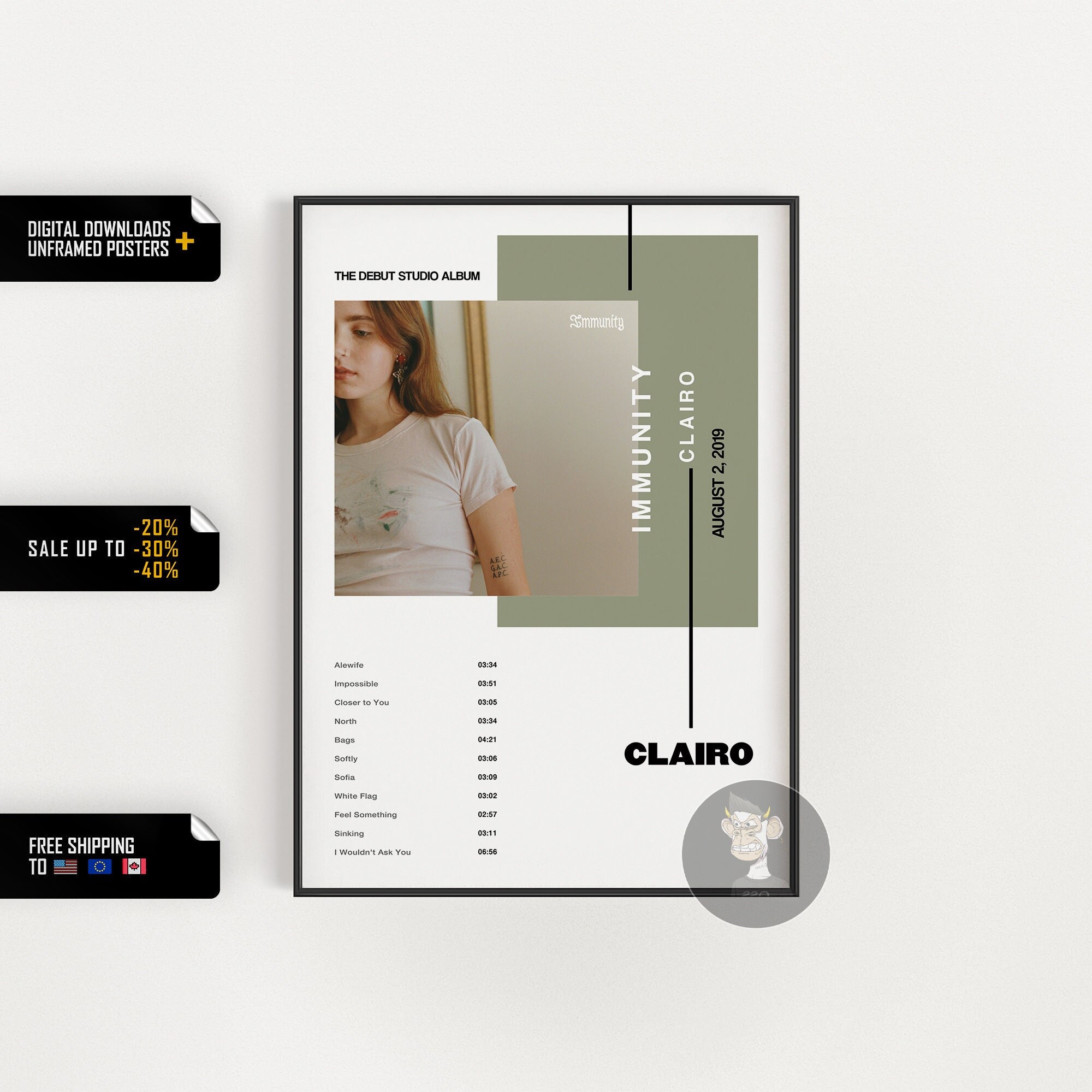 Clairo Immunity Album Cover Poster - Etsy Canada