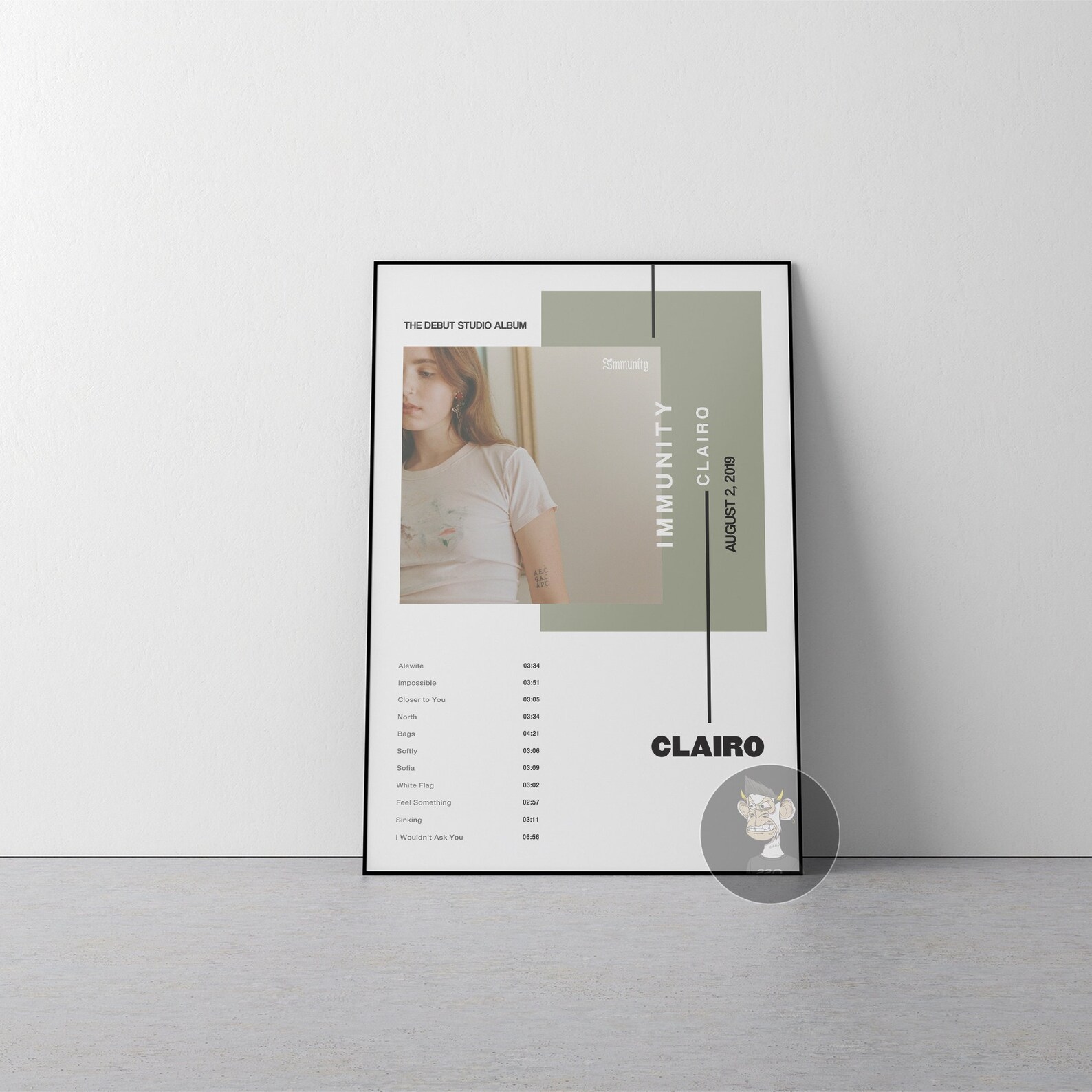 Clairo Immunity Album Cover Poster - Etsy Canada