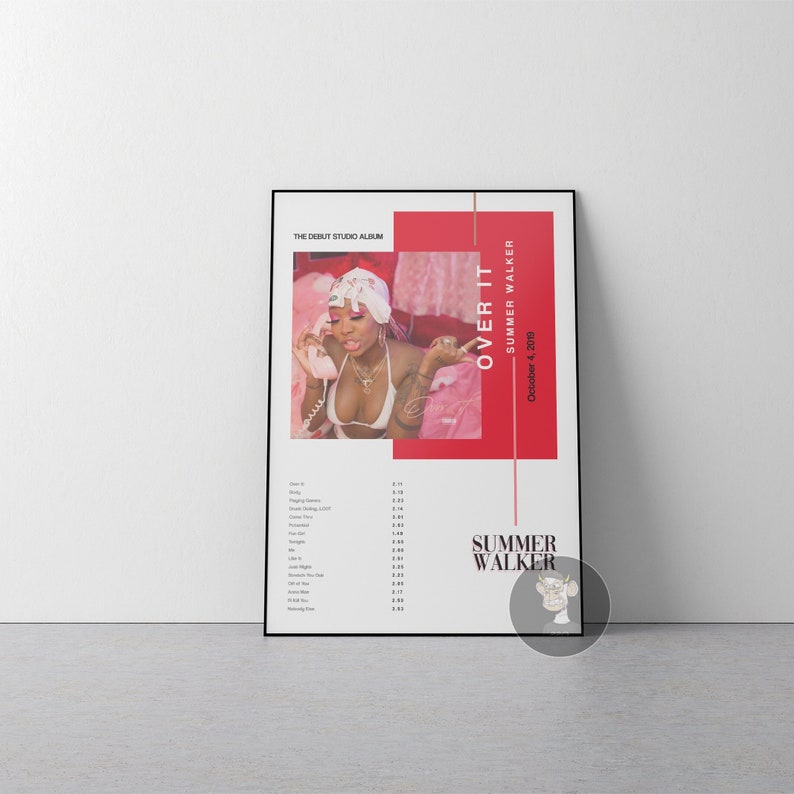 Summer Walker Over It Album Cover Poster - Etsy