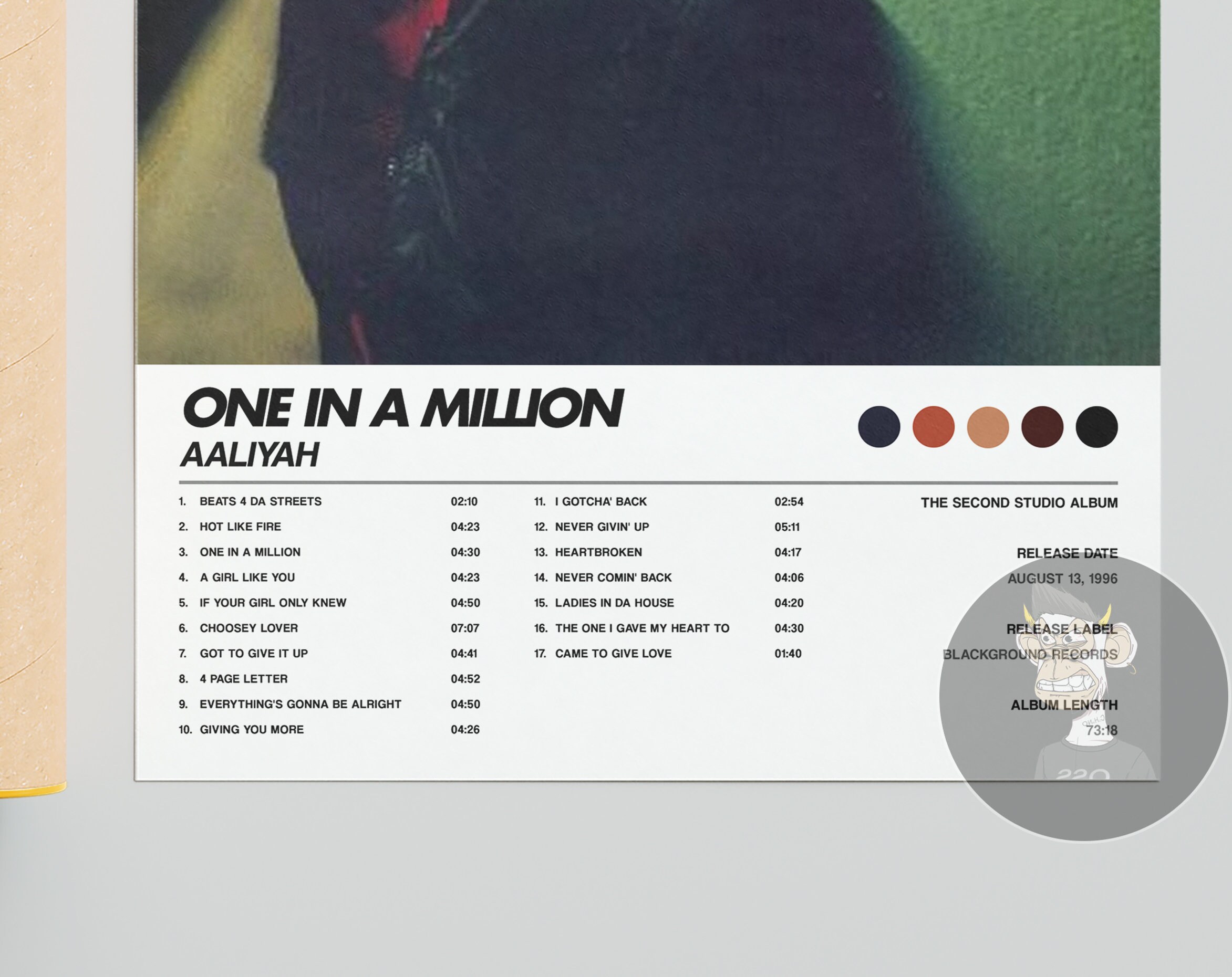 Aaliyah One In A Million Cd