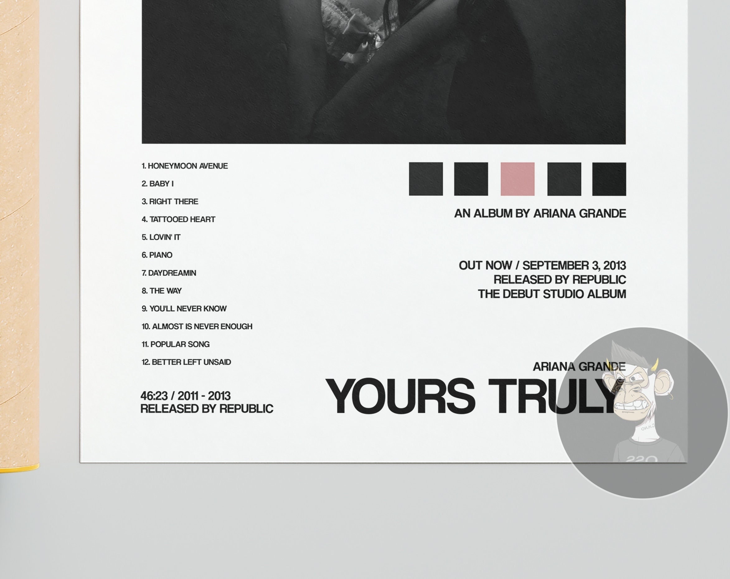 Yours Truly Ariana Grande Album Cover