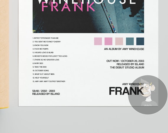 Amy Winehouse Frank Album Cover