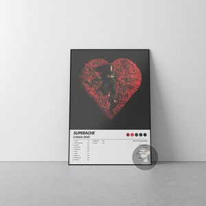 Conan Gray Superache Album Cover Poster Create Your Own - Etsy Australia