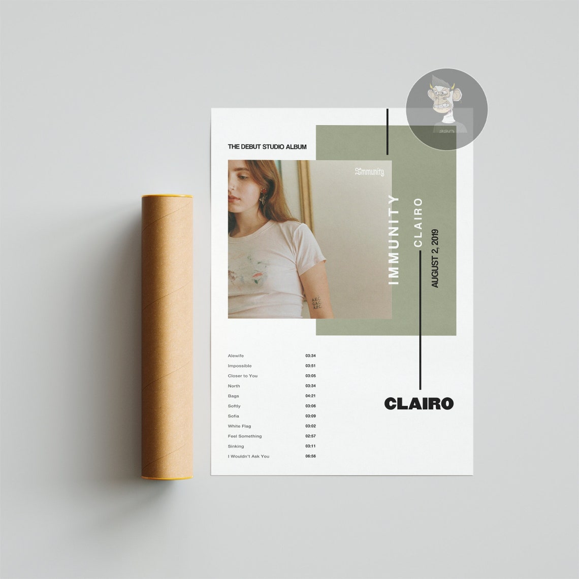 Clairo Immunity Album Cover Poster - Etsy Canada