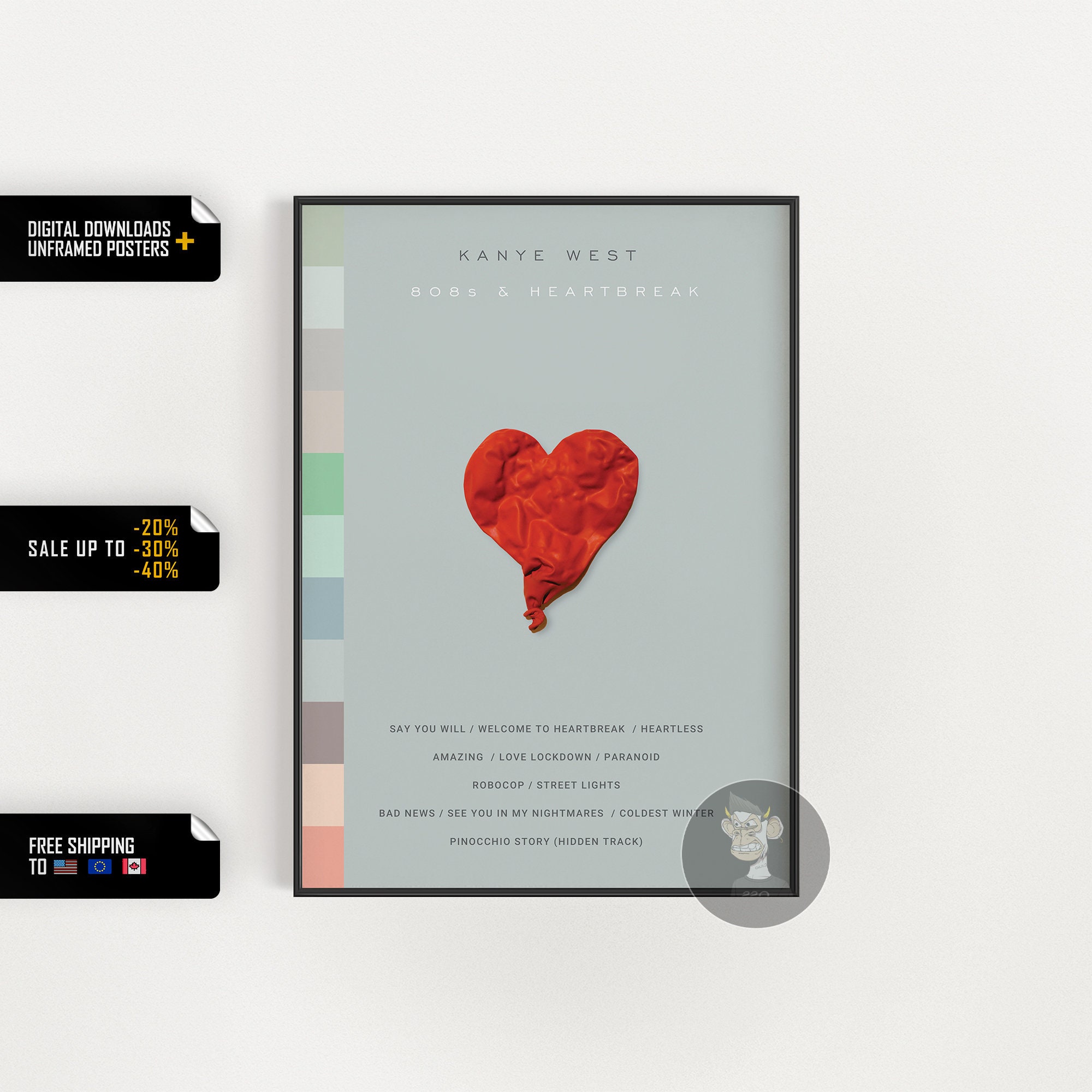 Heartless Kanye West Album Cover