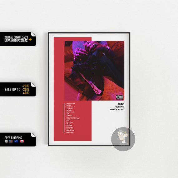 Smino Blkswn Album Cover Poster | Etsy