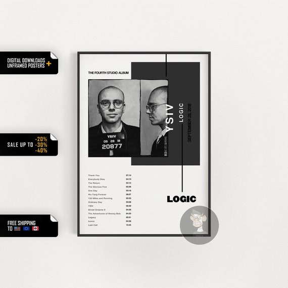 Logic YSIV Album Cover Poster - Etsy Logic YSIV Album Cover Poster - Etsy