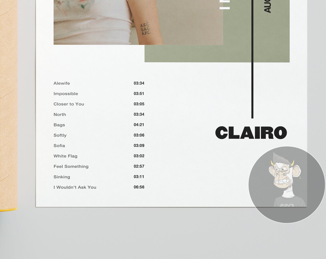 Clairo Immunity Album Cover Poster - Etsy Canada