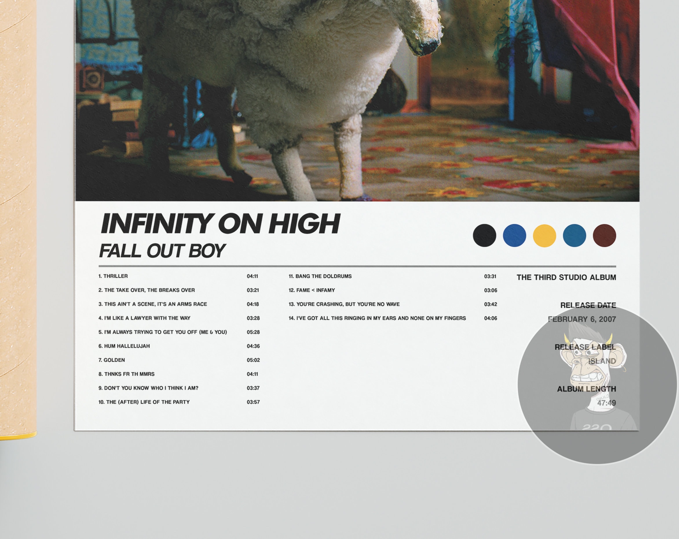Fall Out Boy Infinity On High Album Cover