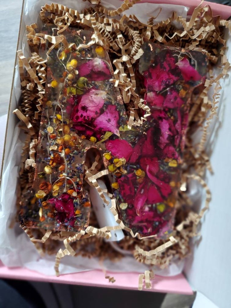 Custom LED Light Epoxy Resin Letter Dried Flowers Decor - Etsy