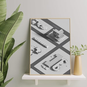 City of Architecture Printable Art, Digital Poster, Architecture Art ...