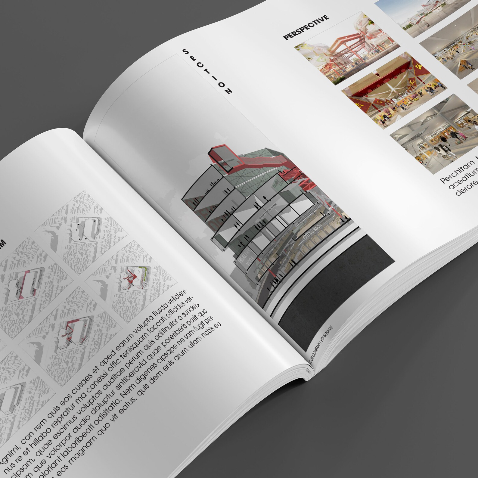 Architecture Portfolio Template: Grayscale Edition Vol.2 (canva ...
