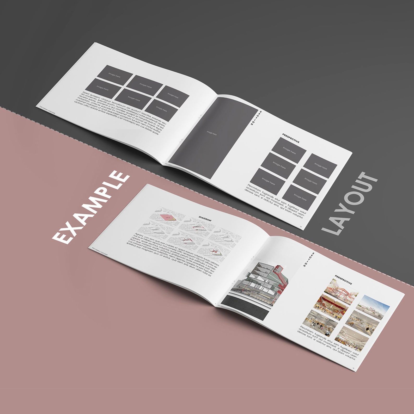 Architecture Portfolio Bundle grayscale Edition Interior Design ...