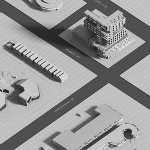 City of Architecture Printable Art, Digital Poster, Architecture Art ...