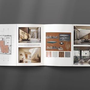 Modern Grayscale Architecture Portfolio Template Vol.1 Interior Design ...