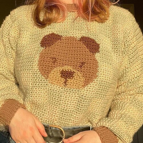 DIGITAL PDF PATTERN Crochet Build a Bear Pullover Sweater - Etsy