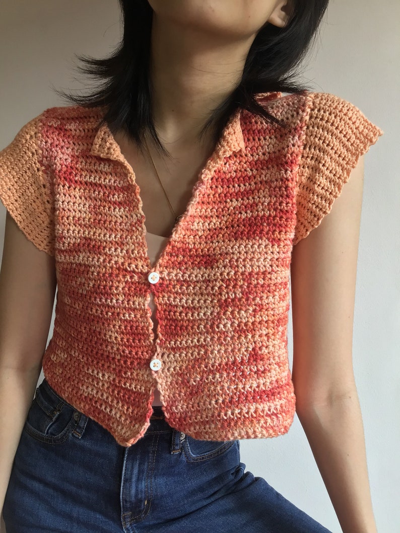 Boxy Blouse Crochet Pattern - Etsy