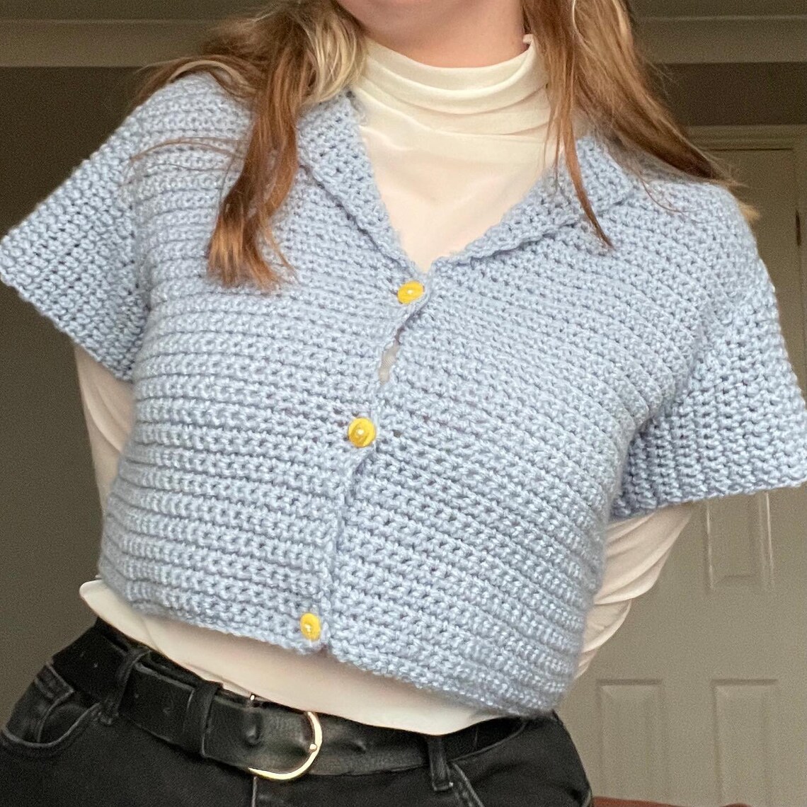 Boxy Blouse Crochet Pattern - Etsy UK