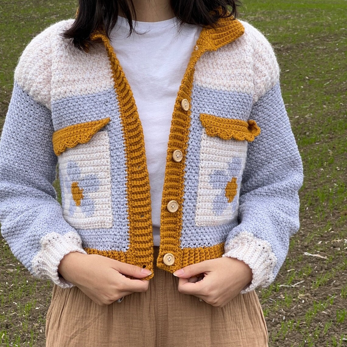 Flower Jacket Crochet Pattern - Etsy