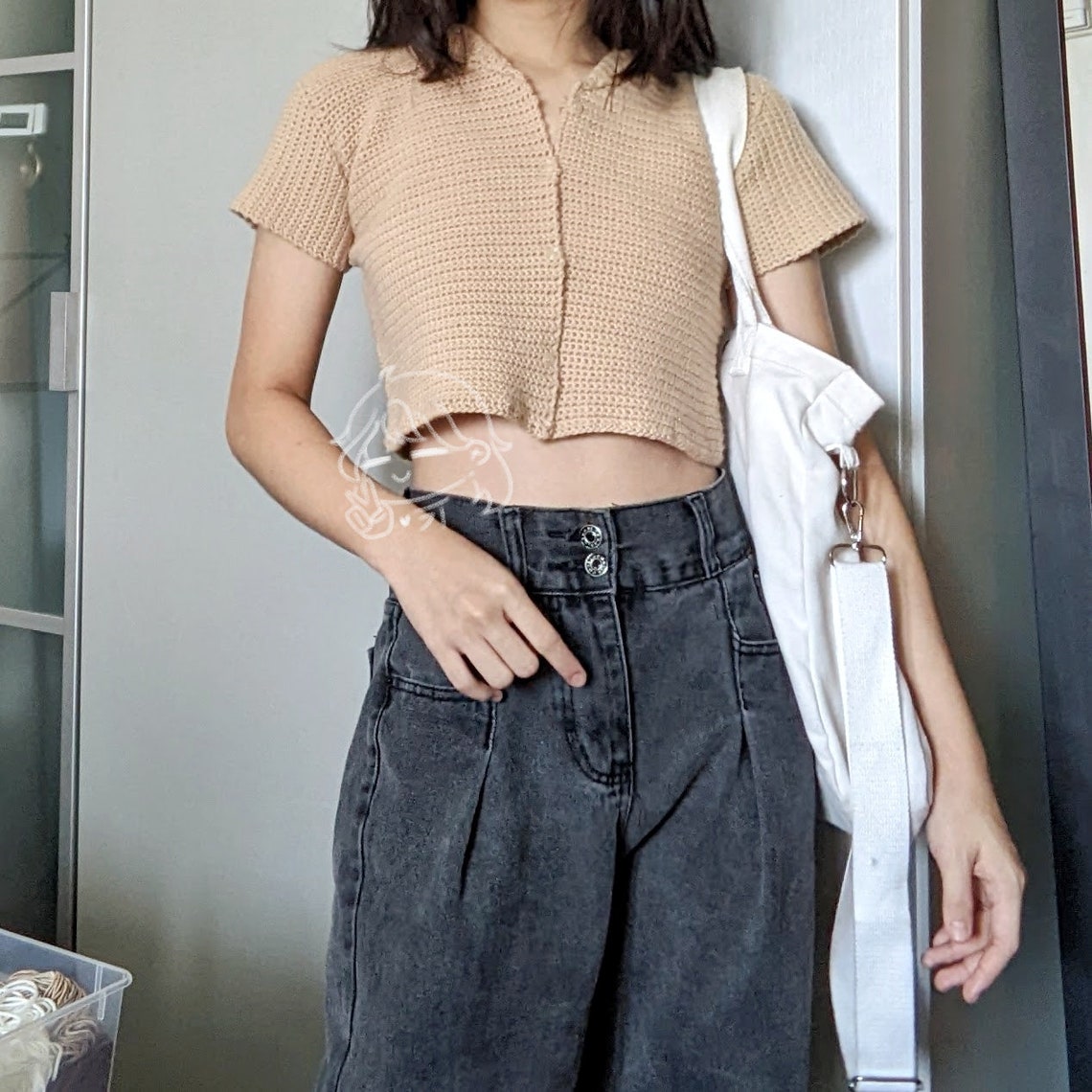 Boxy Blouse Crochet Pattern - Etsy