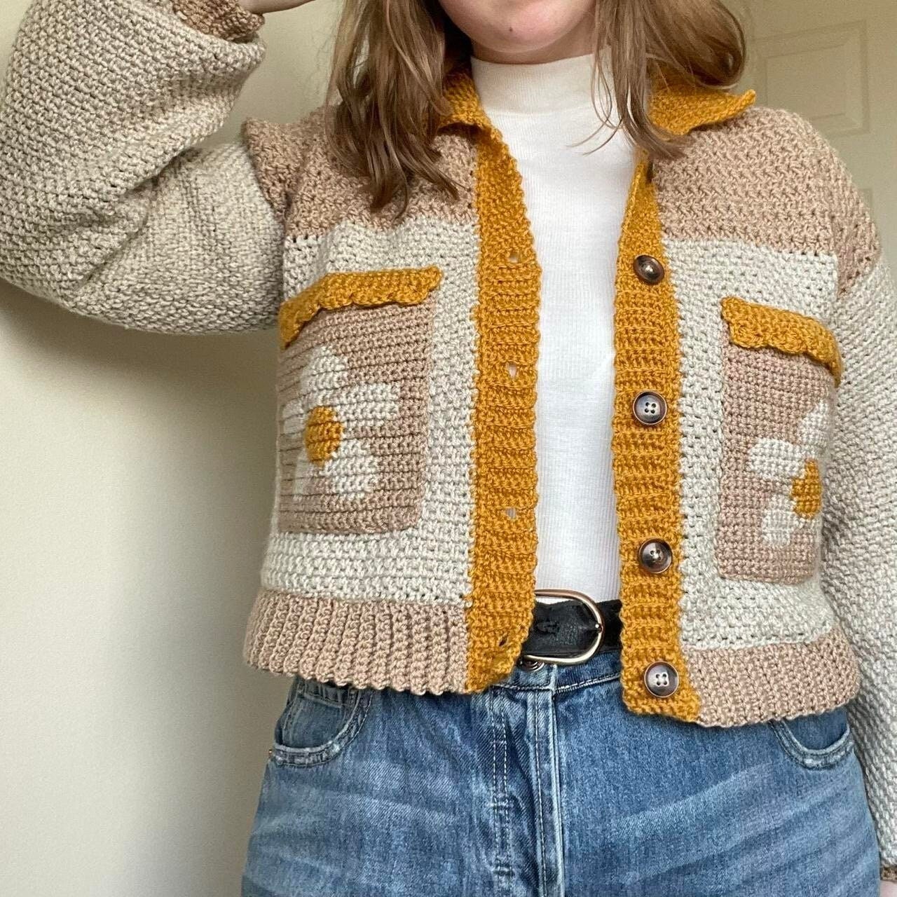 Flower Jacket Crochet Pattern - Etsy