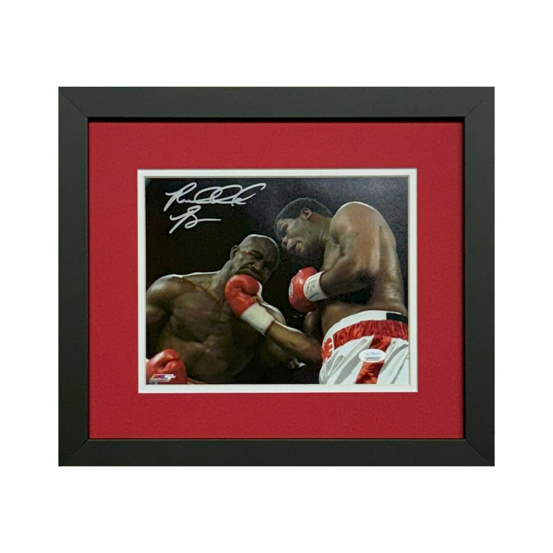 Riddick Bowe Signed Framed 8x10 Photo - Etsy