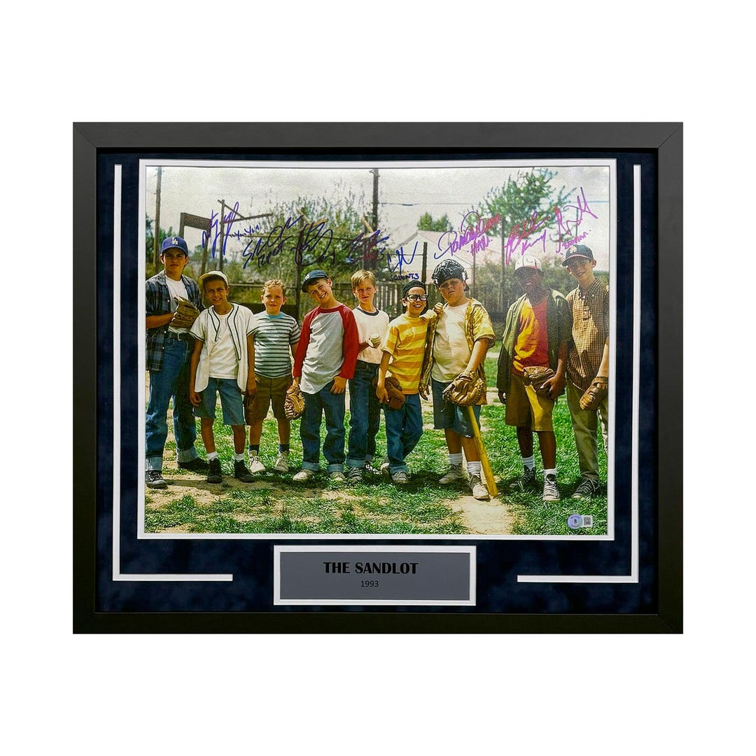 The Sandlot Cast Hand Signed & Framed 16x20 Baseball Photo - Etsy
