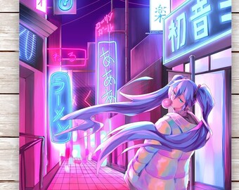 Retro Cyberpunk Vaporwave Liminal Space Poster Wherever & Whatever - Etsy