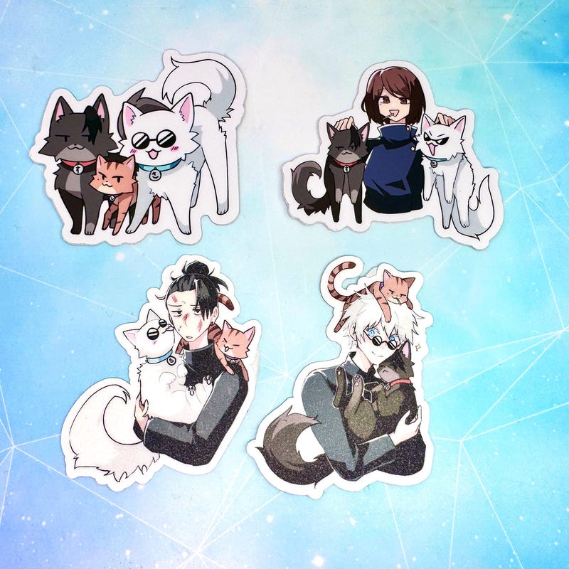 Geto and Gojo Cat - Etsy