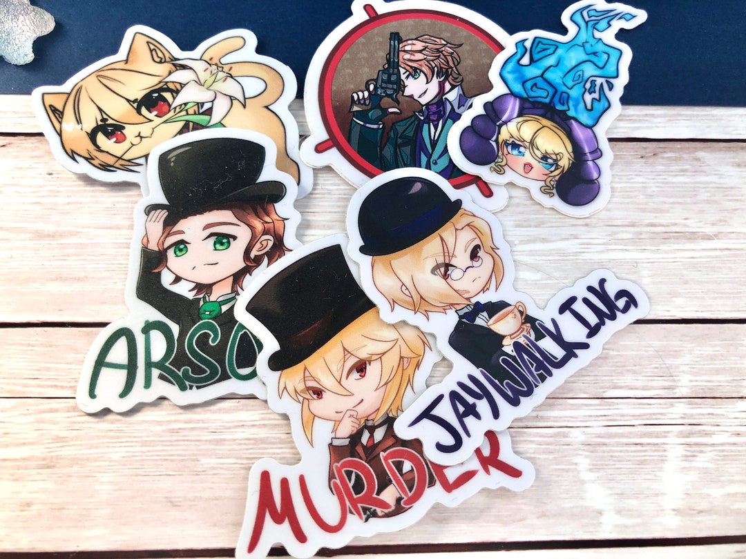 Moriarty the Patriot Vinyl Stickers William Louis Albert James ...