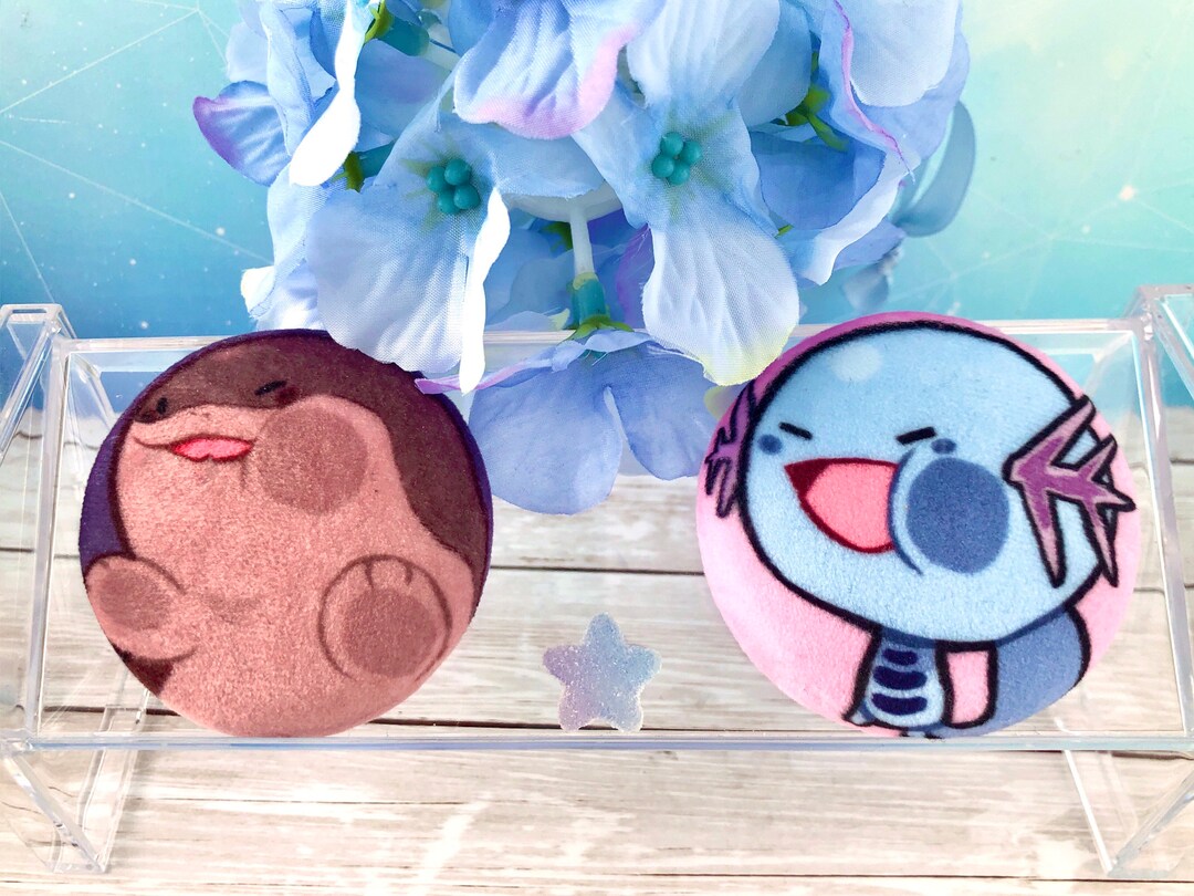 Wooper & Clodsire Squishy Plush Buttons || Pkmon Soft Plush Aluminum ...