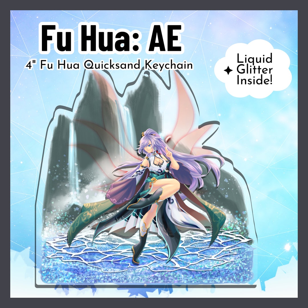 Fu Hua Azure Empyrea phoenix of Shenzhou Quicksand Keychain Honkai ...