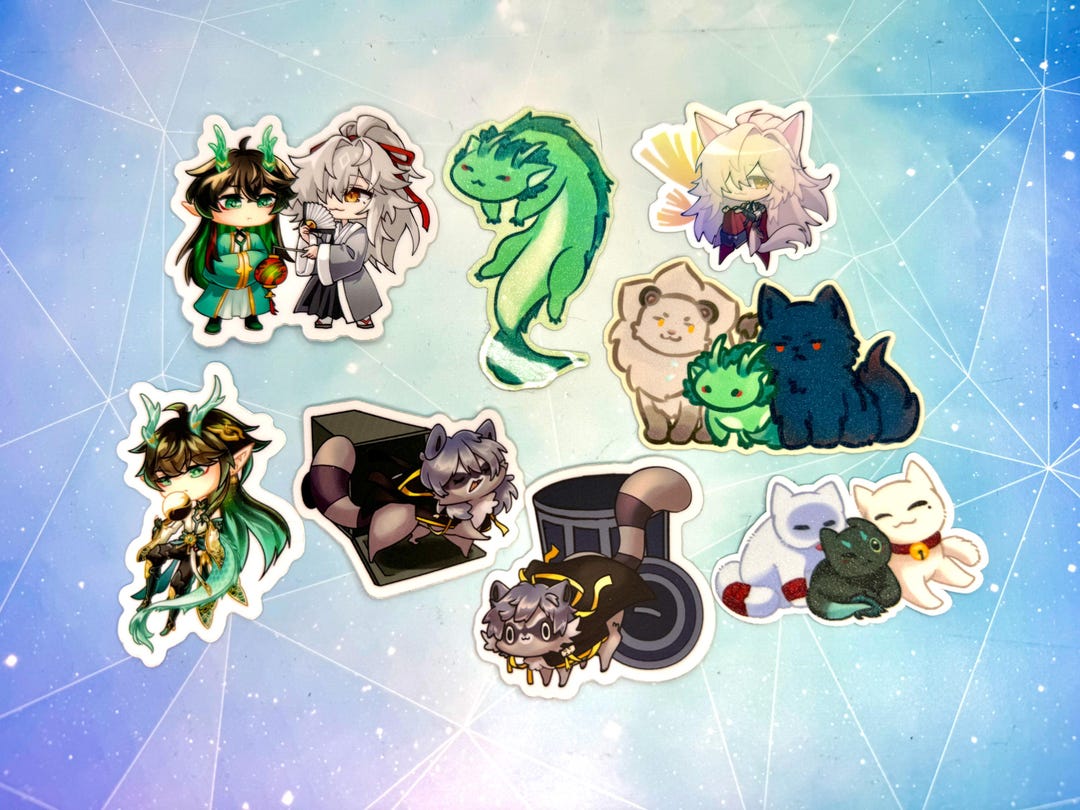 HSR Stickers || Hengjing Dan Heng Jing Yuan JRH Cats Trailblazer ...