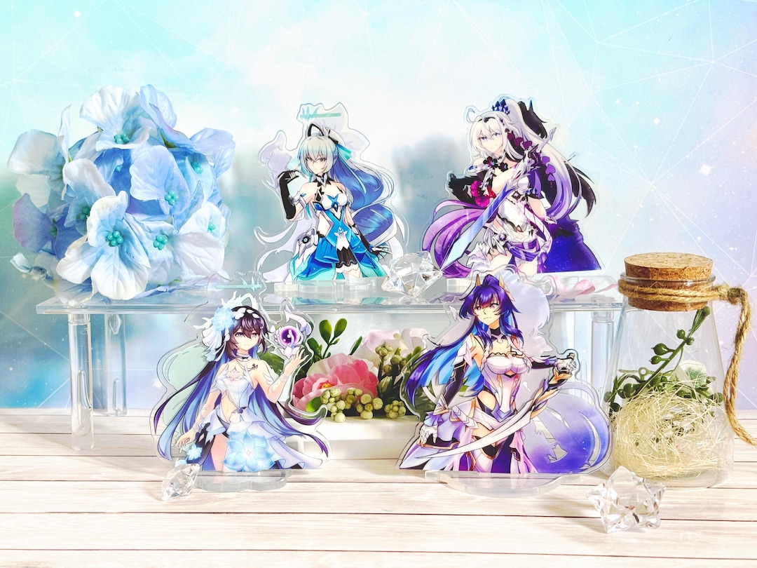 Herrscher Duo Standees — Kiana/mei & Bronya/seele || Honkai Impact 3rd ...