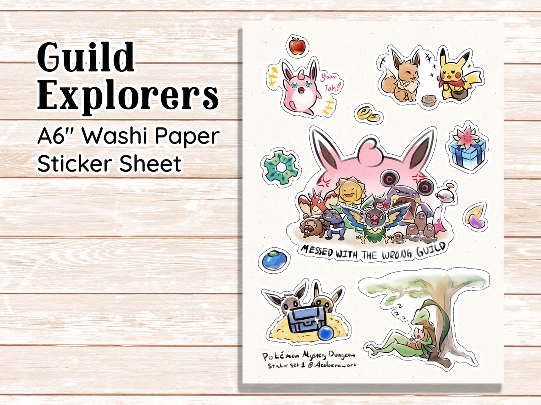 PMD Guild Explorers Wigglytuff's Guild Celebi Grovyle - Etsy