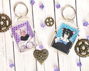 Vanitas No Carte Keychain - Etsy