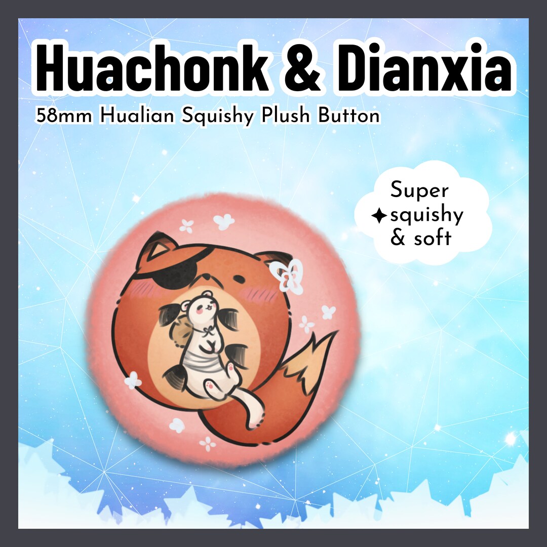 Huachonk & Xie Lian Squishy Plush Buttons MXTX Heaven Official's ...