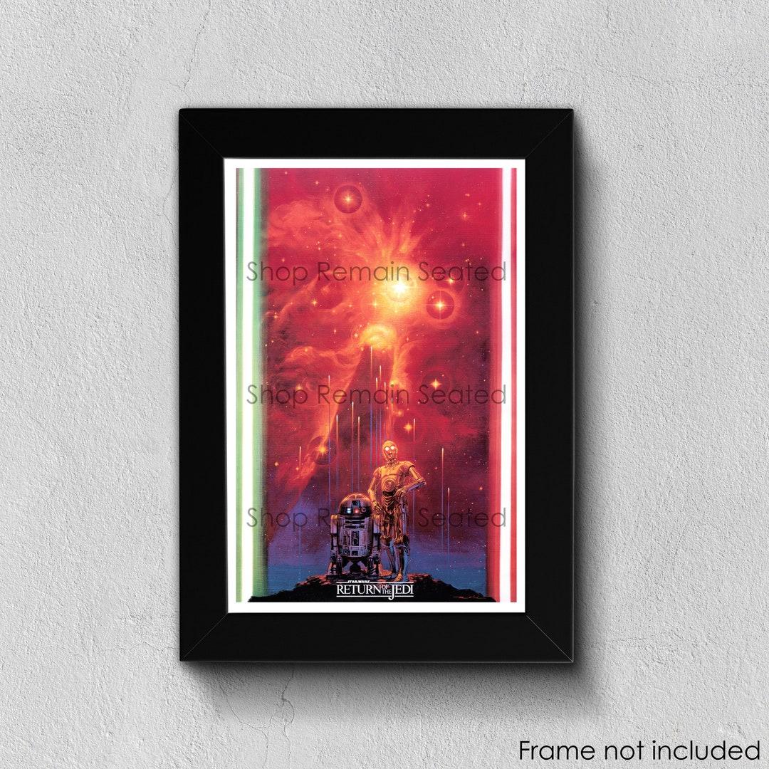 Return of the Jedi Poster | Star Wars Episode 6 ROTJ Ohrai Print ...