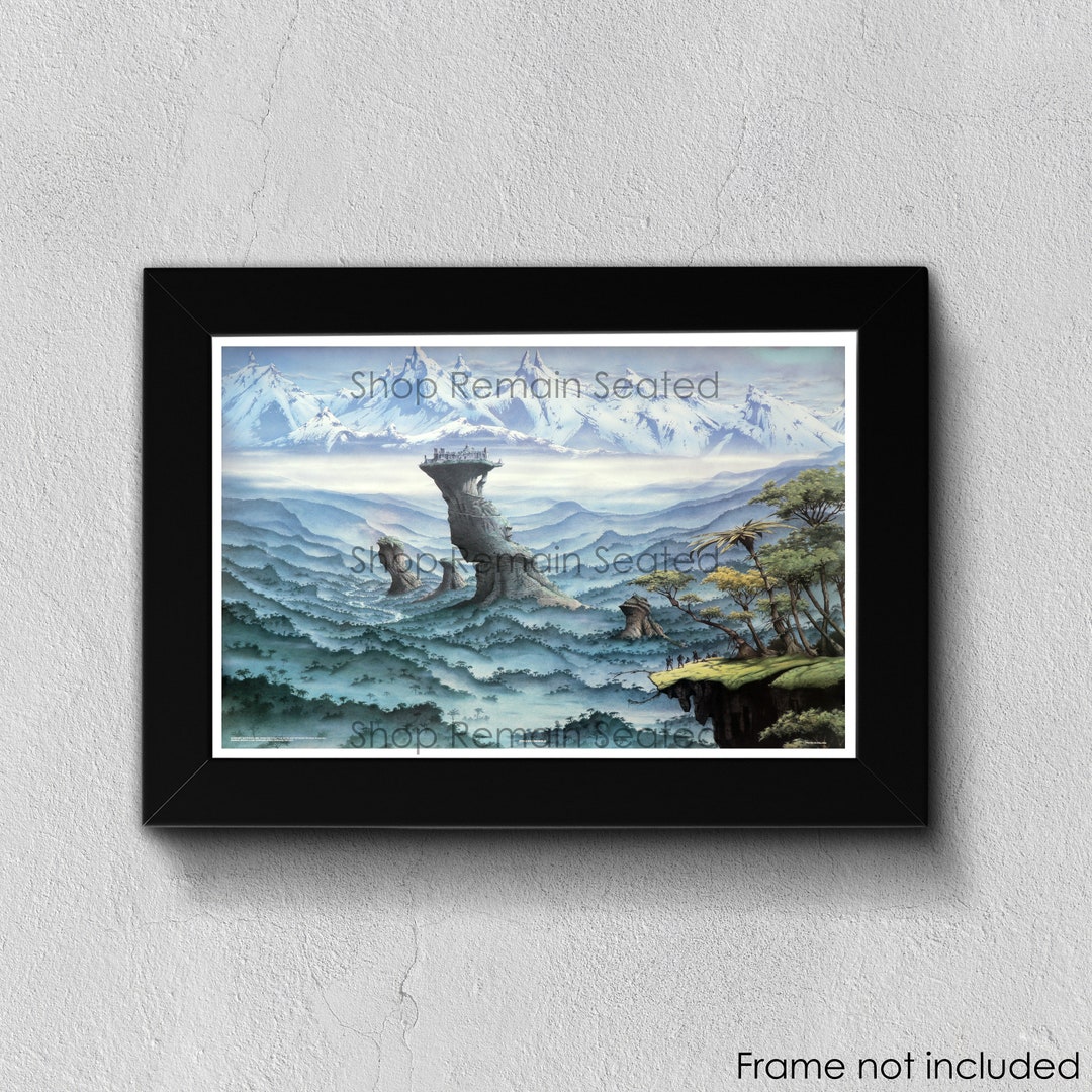 Stronghold Poster by Rodney Matthews From Story "the Moth and the Moon ...