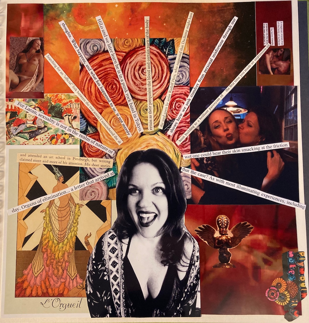 Collage Self Portrait, Cover of the Pathways of the Heart - Etsy