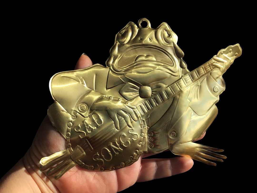 BRASS BANJO FROG - Etsy
