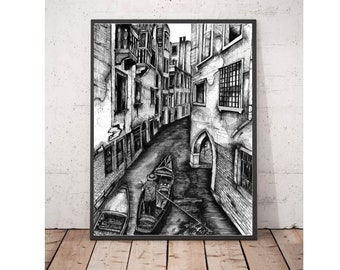 Travel Ink Drawing - Etsy